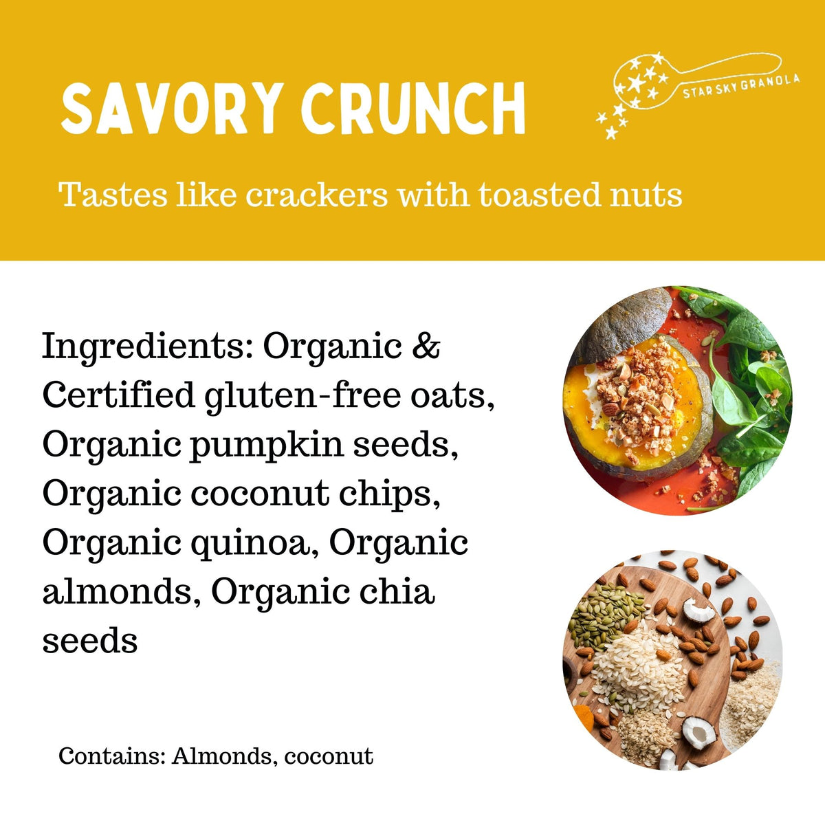 Savory Crunch Granola – Star Sky Granola