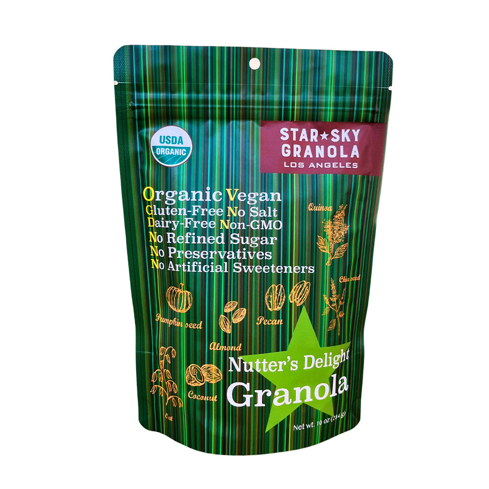 Star Sky Nutter's Delight Granola - Organic Pecan & Almond Crunch ...